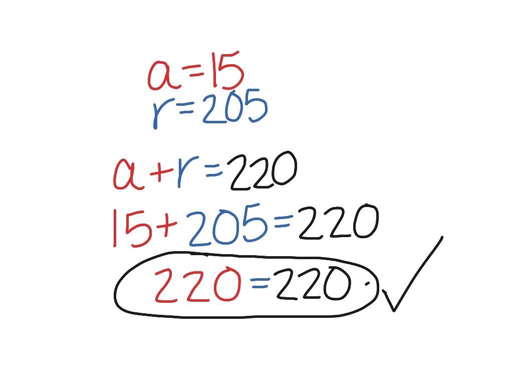 Solving One-Step Equations | Math, Algebra, solving-equations | ShowMe