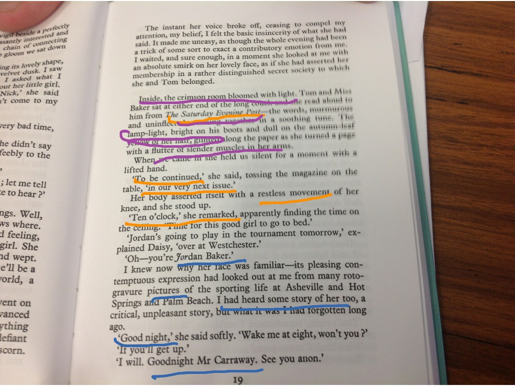 Page 19 examples of voyeurism | english, literature, The Great Gatsby ...