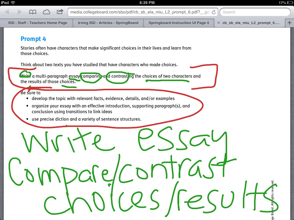 Unpacking writing prompt | english, Writing, Language | ShowMe