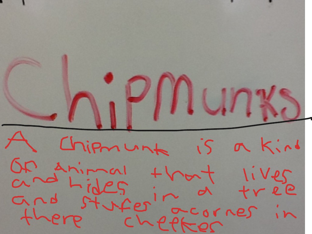 Chipmunks | Language | ShowMe