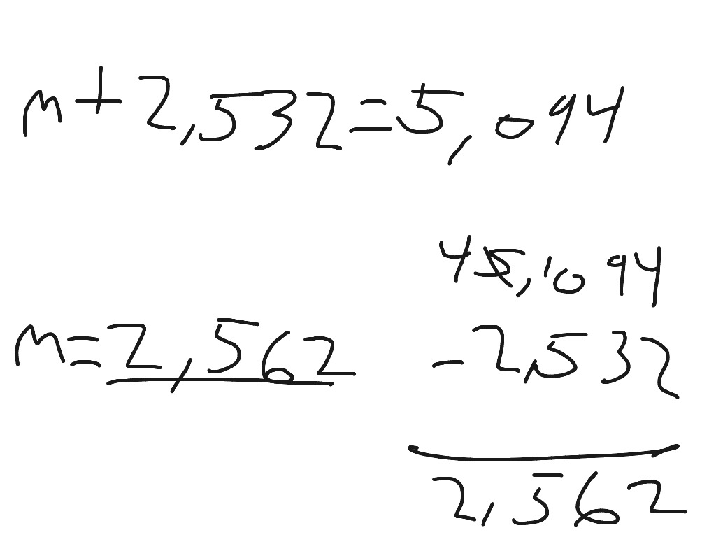 Math problem | Math | ShowMe