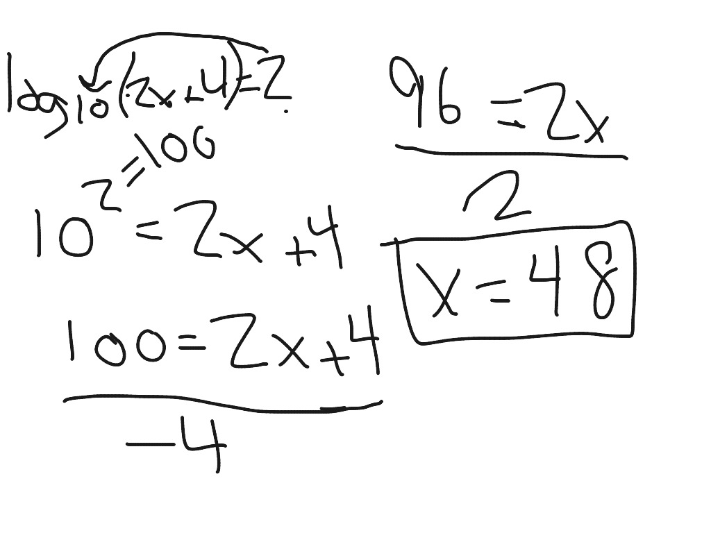 Reese mike Colton jj | Math, Algebra 2, Logarithmic Functions | ShowMe
