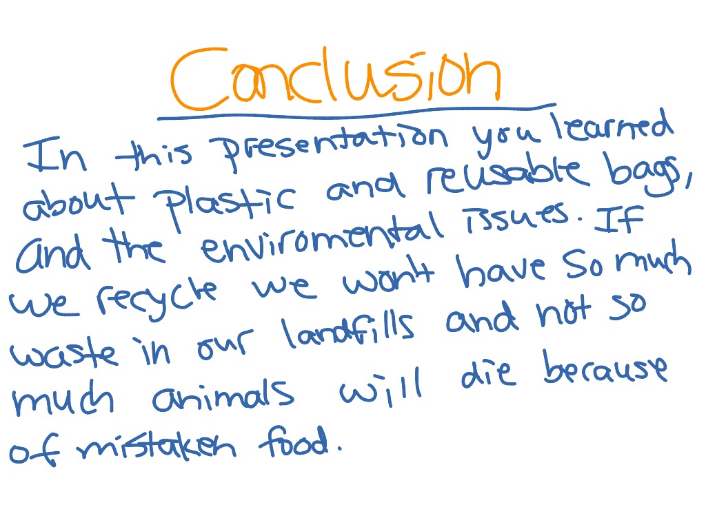 Conclusion | Science | ShowMe