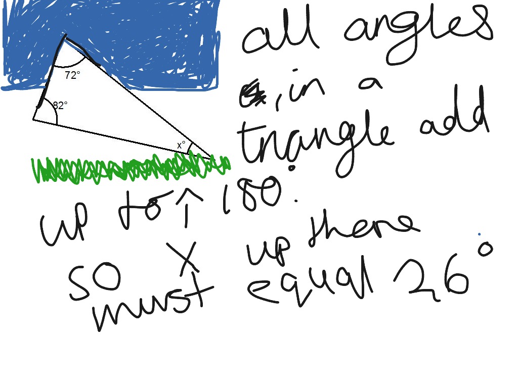 A Little Fact About Angles And Triangles | Math, geometry, Triangles ...