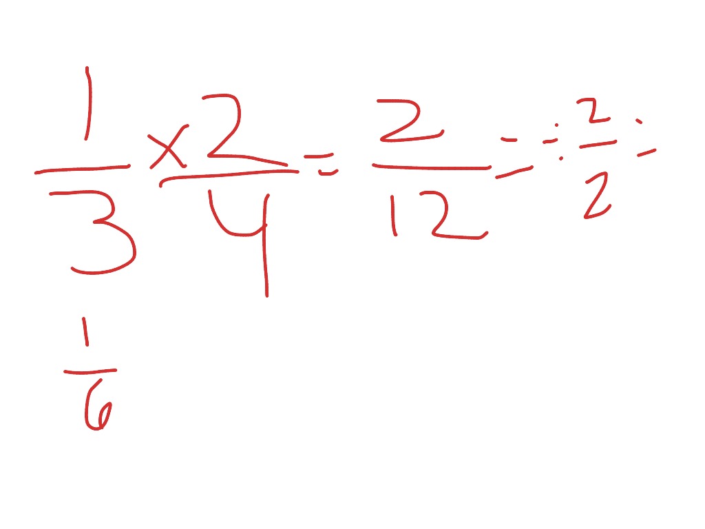 Multiplying fractions Marcelo Jalil | Math | ShowMe