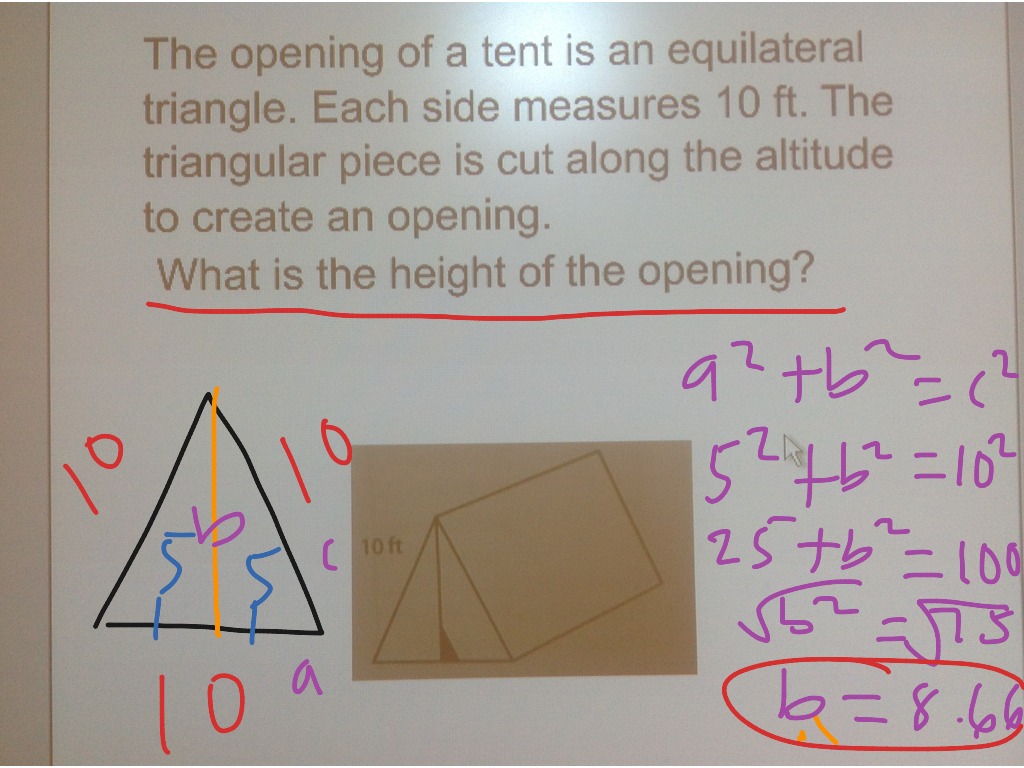 the tent /Marybeth & consuelo | Math, geometry, Triangles, Right ...
