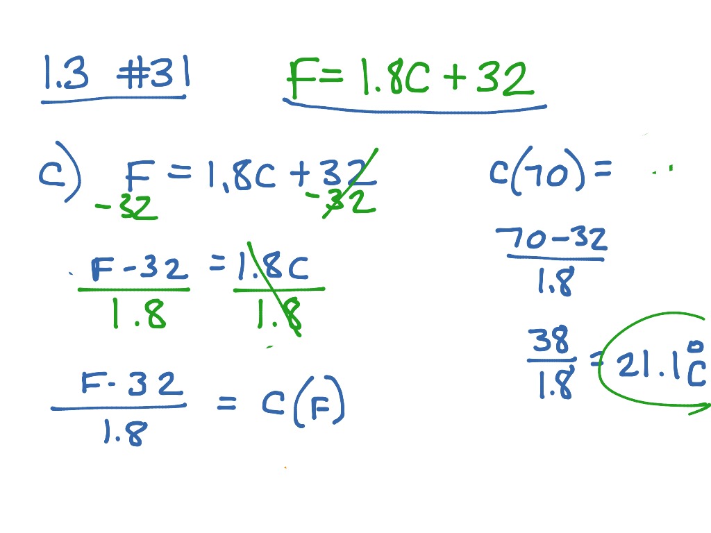 Section 1.3 #31 | Math | ShowMe