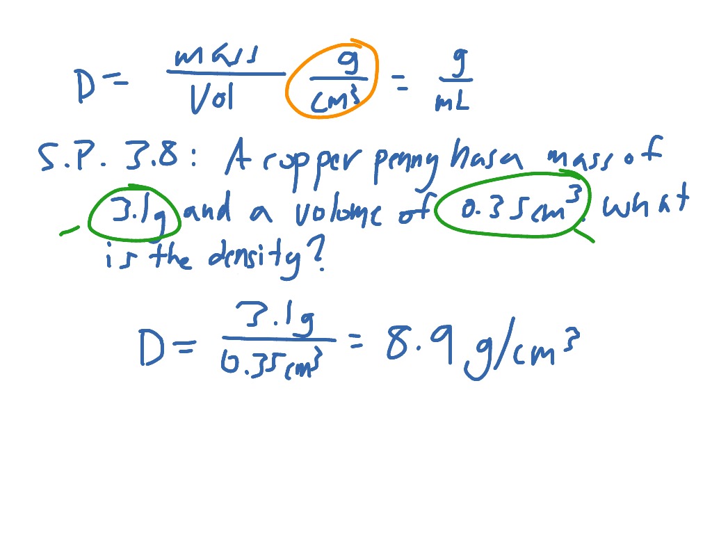 Chemistry Sec 3.2 Example Problems | Science | ShowMe