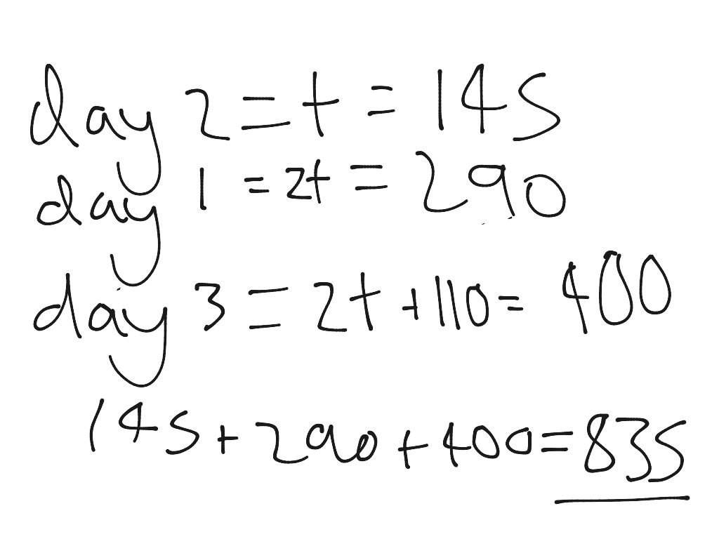 Ella's maths | Math, Algebra 2 | ShowMe
