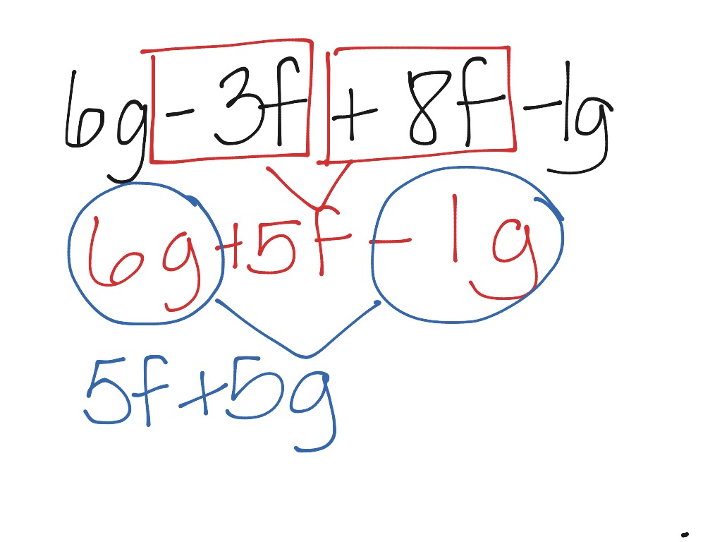 Combining like Terms | Math | ShowMe