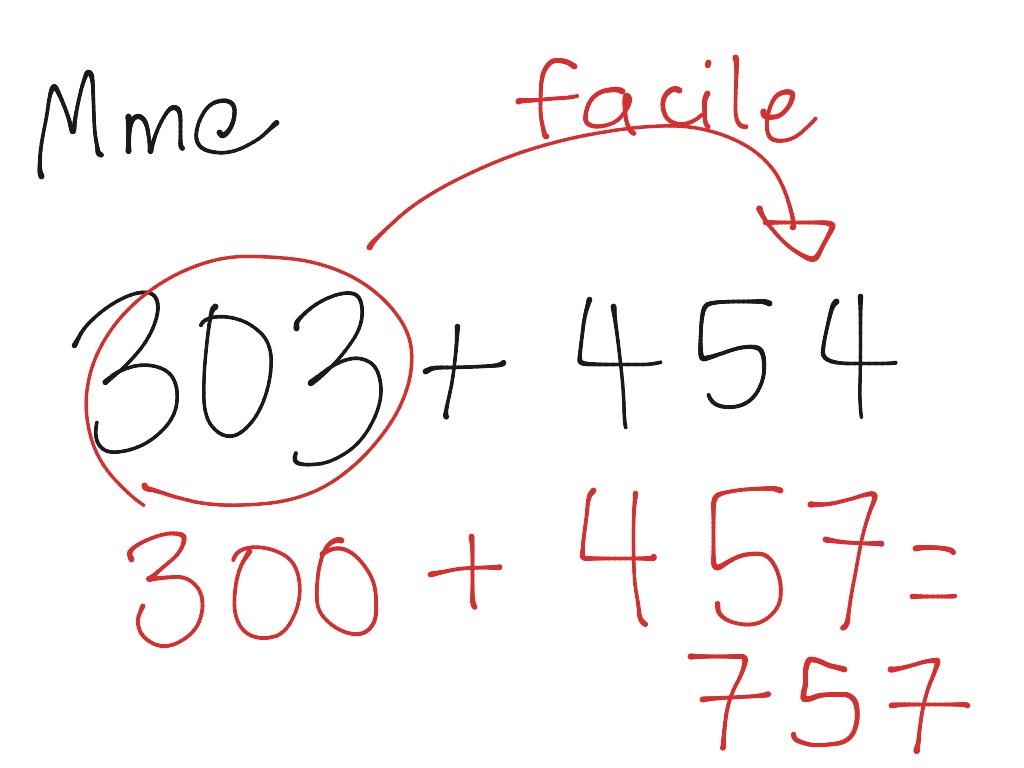 Mme- calcul mental | Math, Elementary Math, math 4th grade | ShowMe
