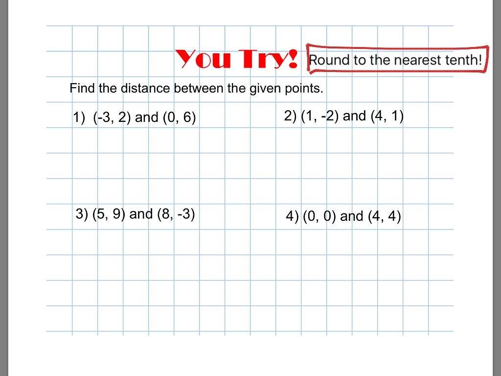 Distance Formula | Math | ShowMe