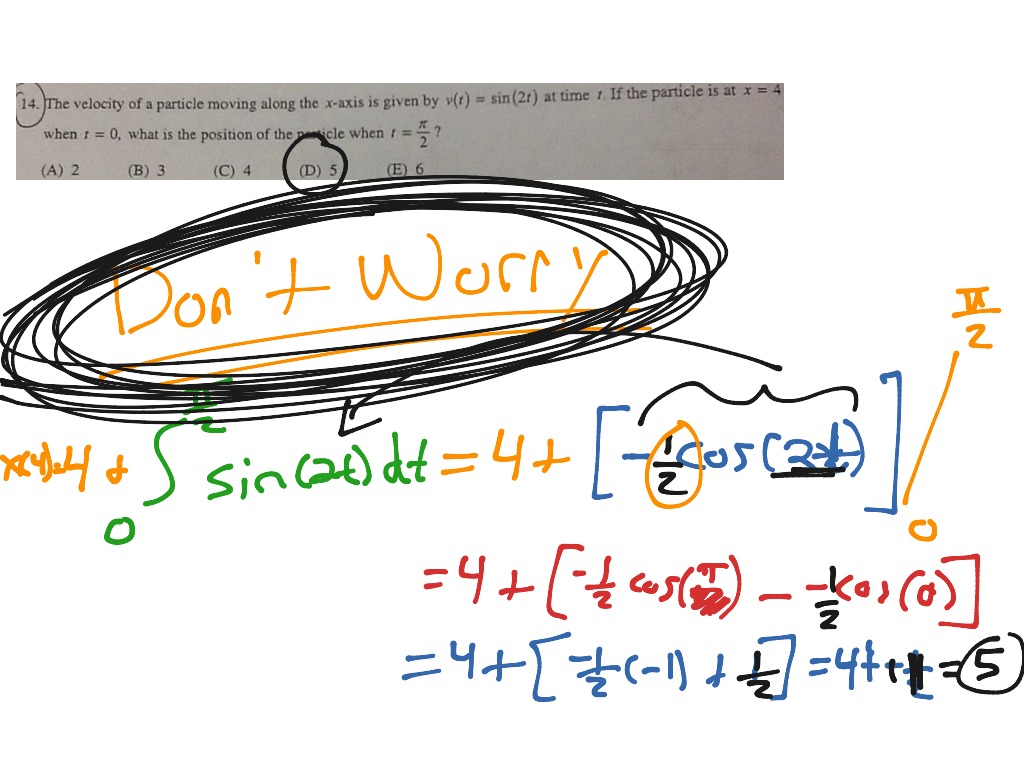 Practice final #14 | Math, Calculus | ShowMe