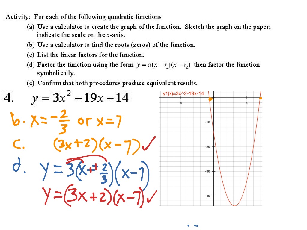 #1-4 another way to look at factoring | Math, Algebra, Quadratic ...