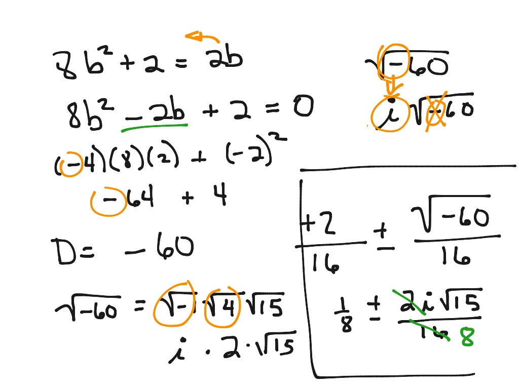3.05 solve Quadratic Functions | Math, Algebra 2 | ShowMe