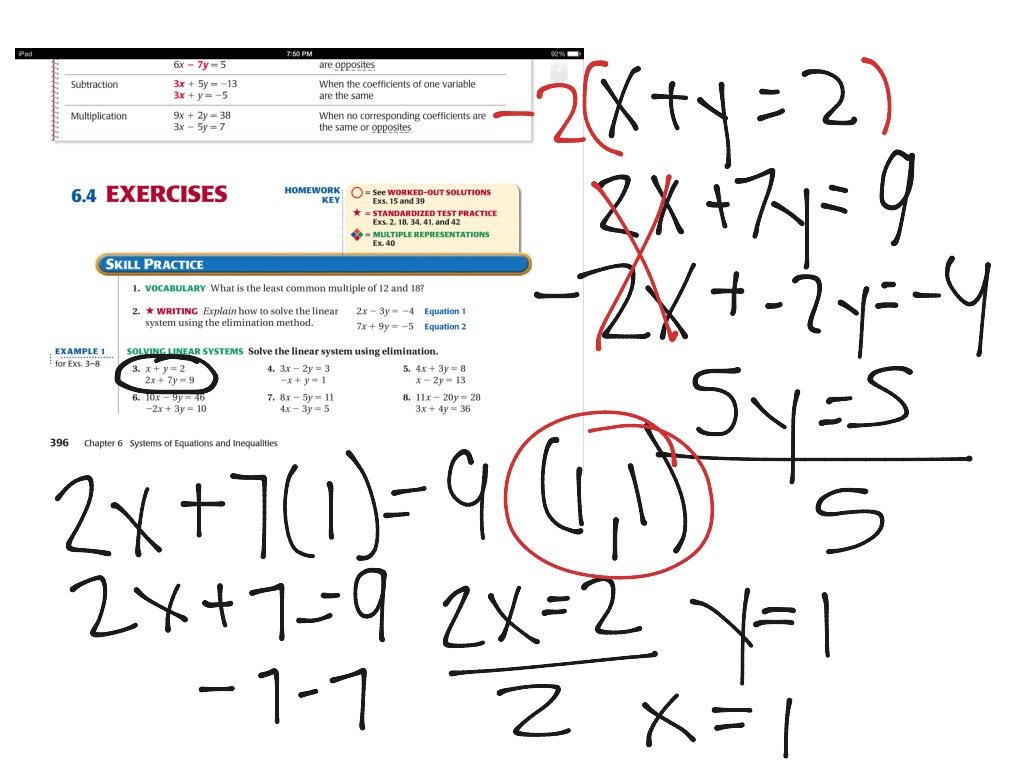 Chapter 6.4 #3 pg. 396 | Math | ShowMe