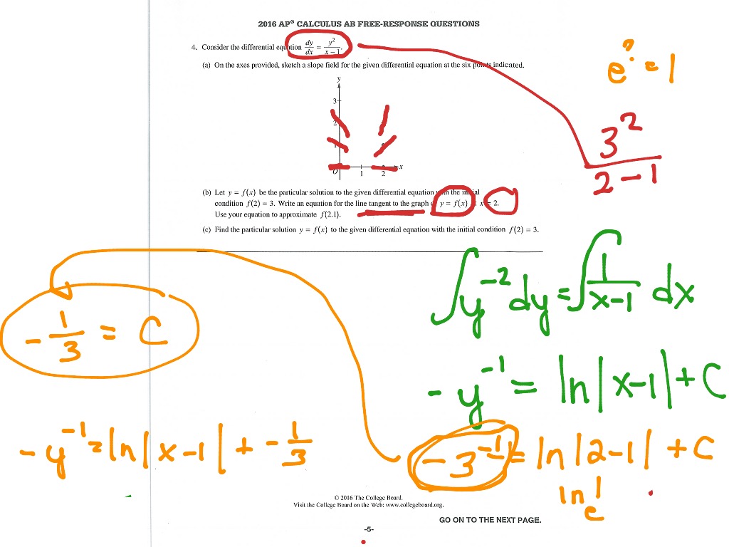 Ap 2016 4 | Math | ShowMe