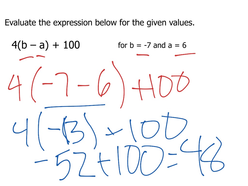 Bholshouser evaluating expressions | Math, Algebra, Simplifying Expressions | ShowMe