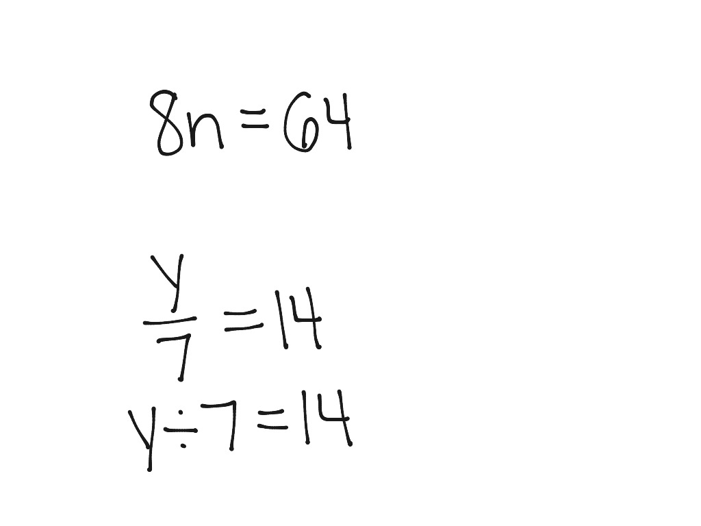 Solving Equations | Math | ShowMe