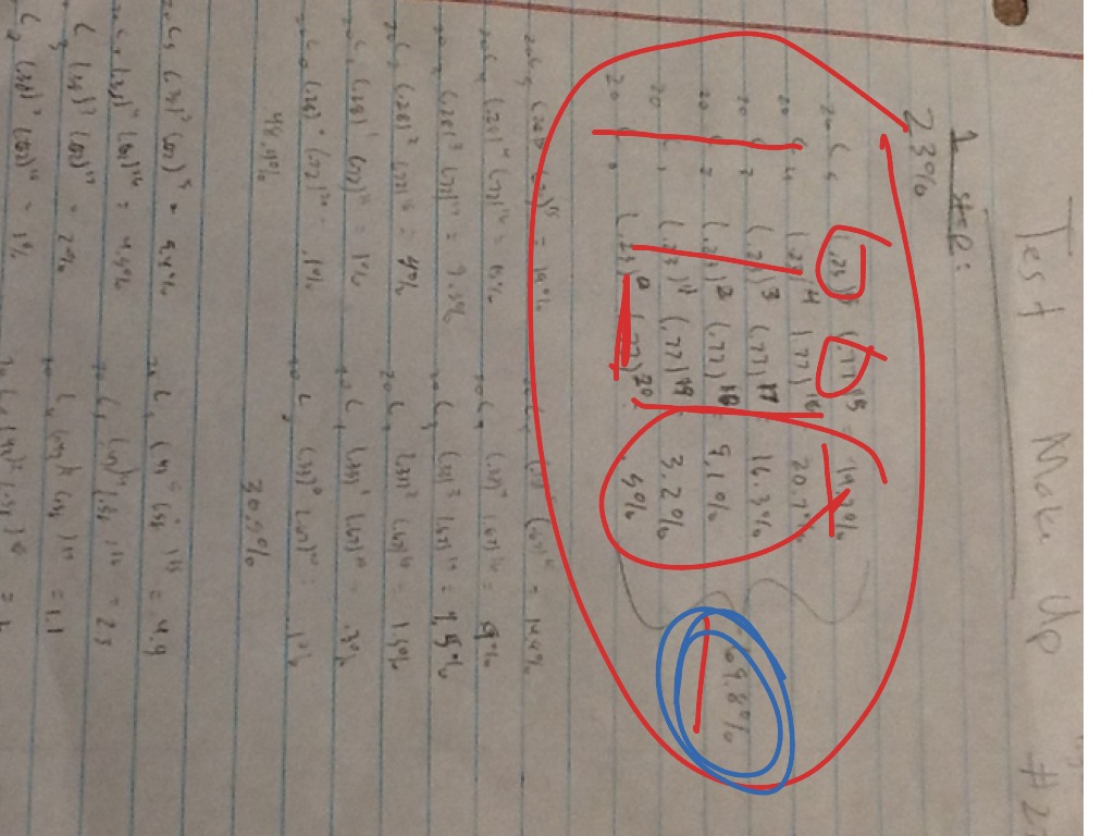 Test make up | Math | ShowMe