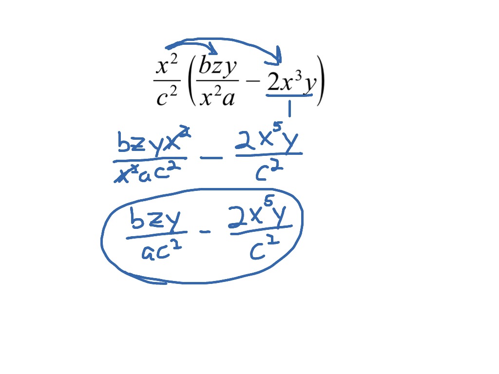 39 ex. 2 Distributive Property: Rational Expressions 2 | Math, Algebra ...