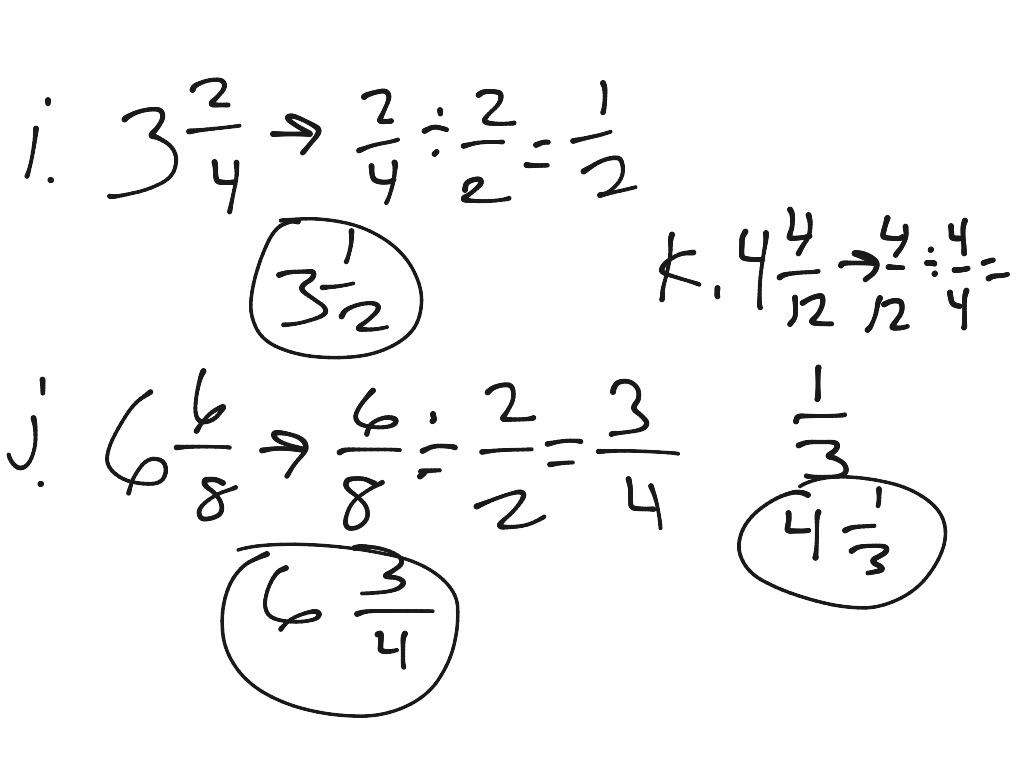 Lesson 81 Reducing Fractions | Math | ShowMe