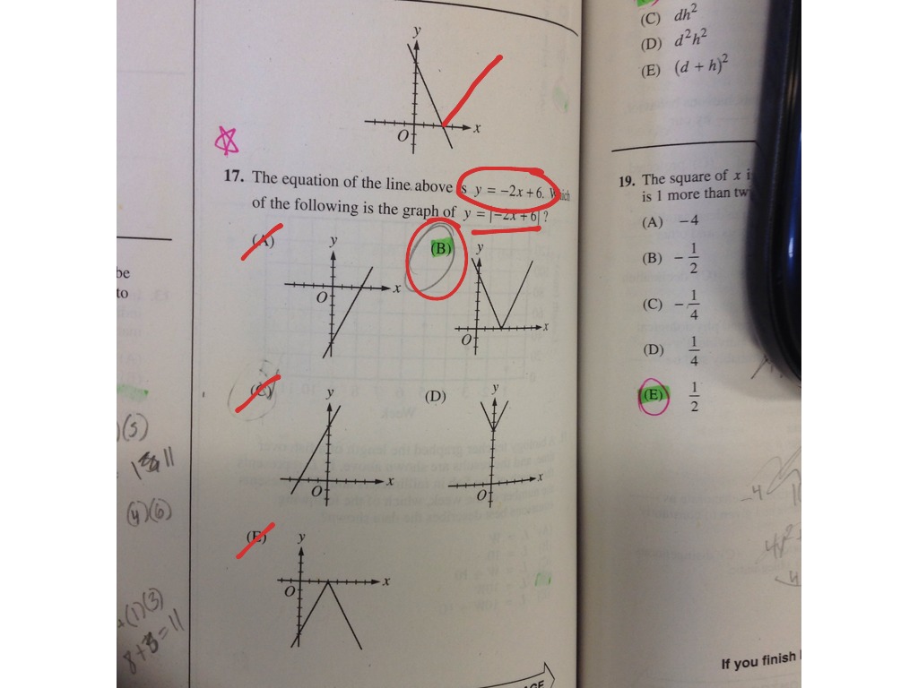 PSAT problem | Math, Algebra 2 | ShowMe