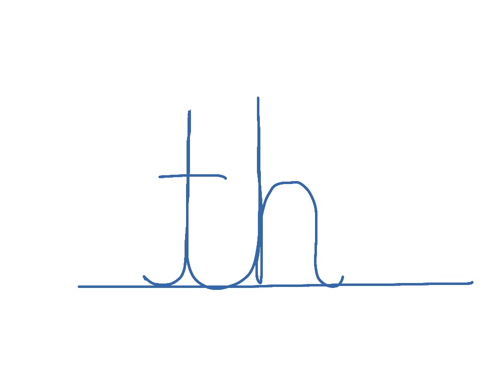 Th | handwriting, english | ShowMe
