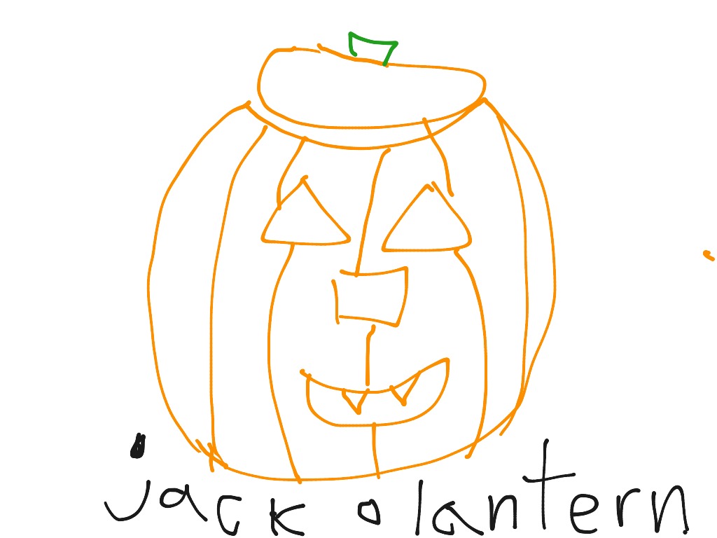 Wilson's first pumpkin | english | ShowMe