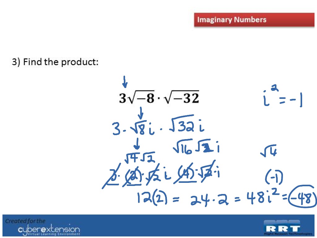 Imaginary 4 | Math, Algebra 2 | ShowMe
