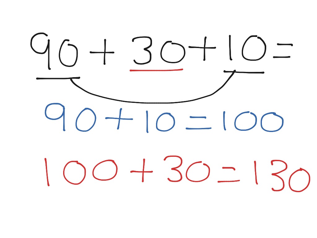 Adding 3 numbers | Math | ShowMe