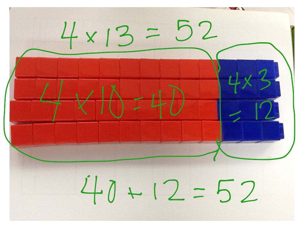 4x13 cubes array | Math, Elementary Math | ShowMe