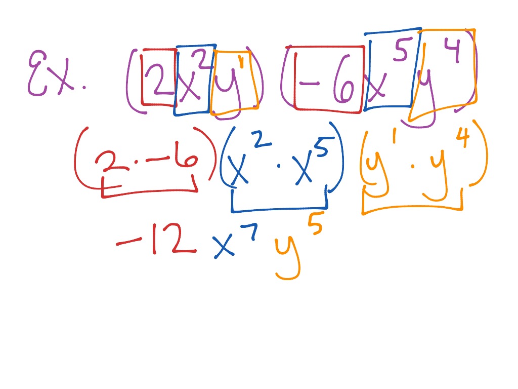 Multiplying with exponents | Math, Algebra | ShowMe
