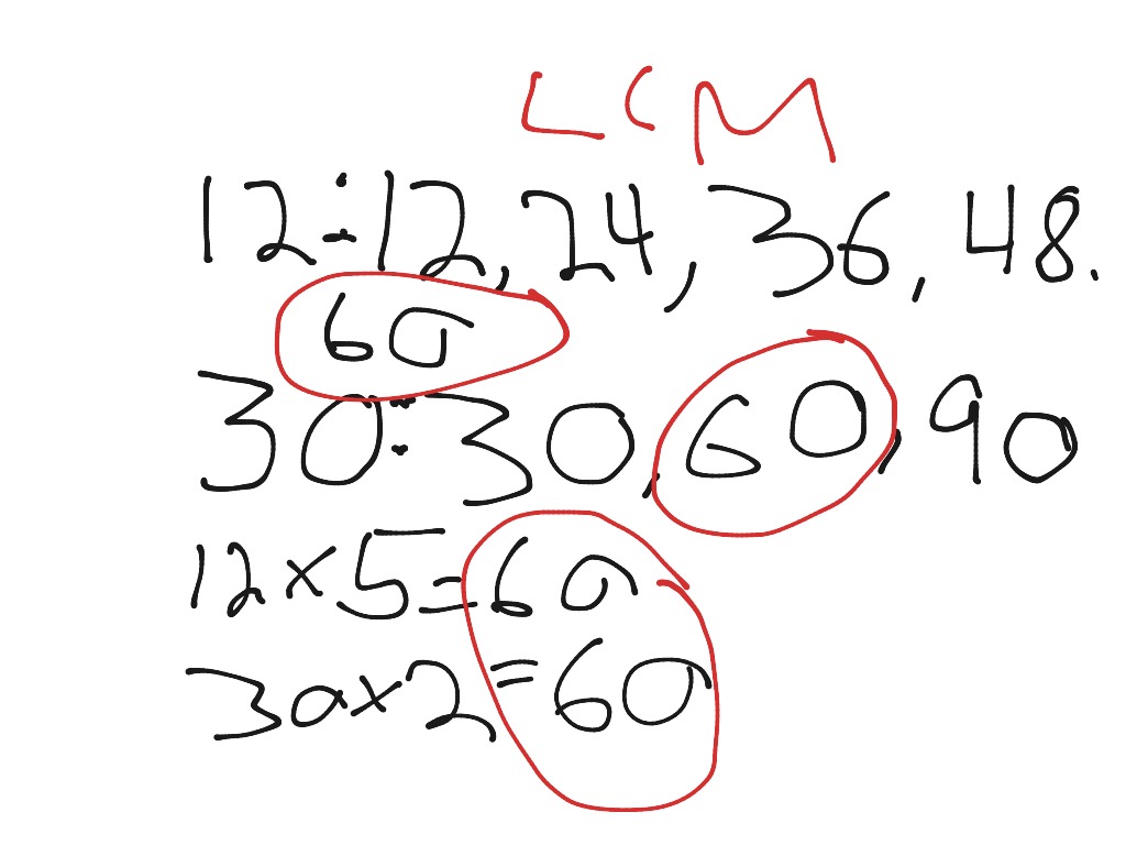 How To Find the LCM | Math, Elementary Math, 5th grade math ...