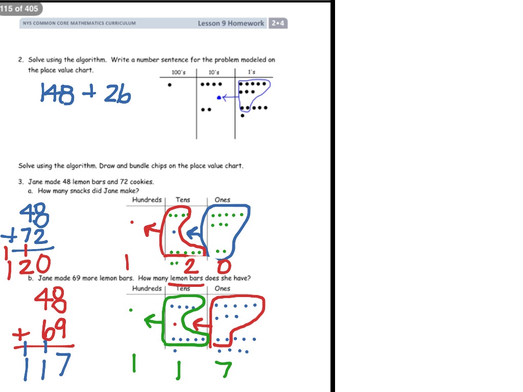 Module 4 Lesson 9 Homework | Math, Elementary Math | ShowMe