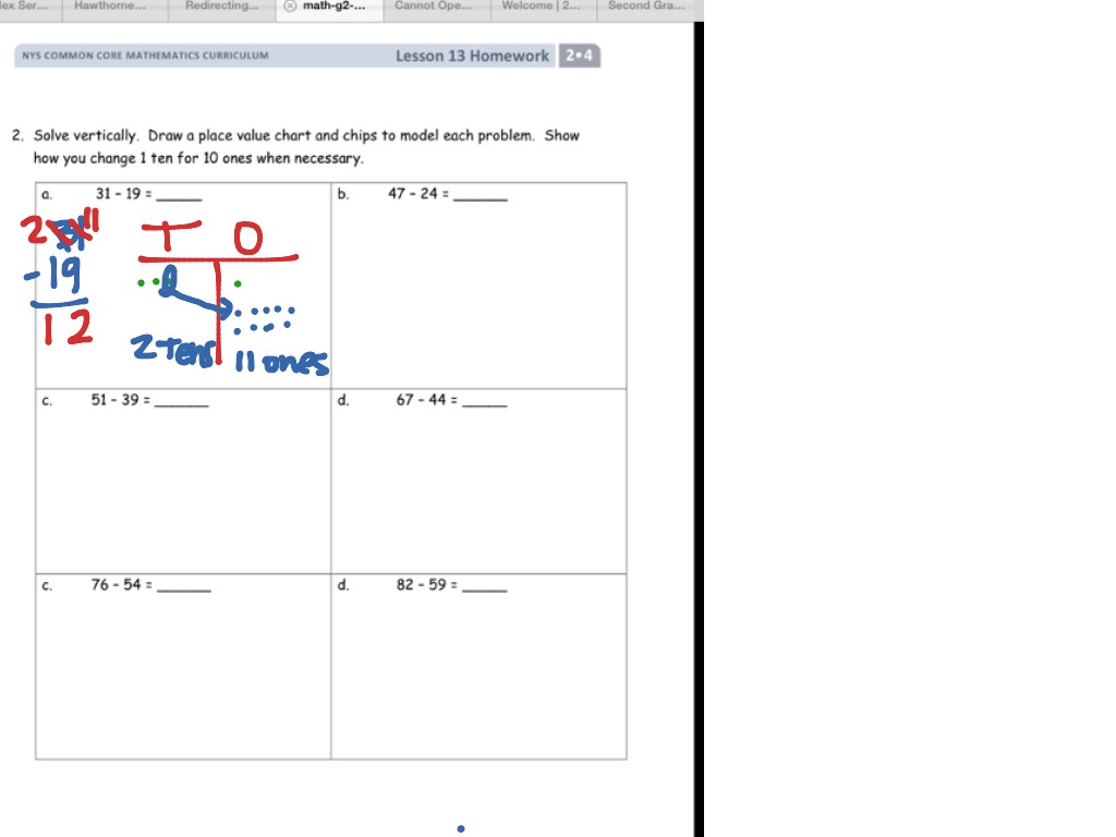 Module 4 Lesson 13 Homework | Math | ShowMe