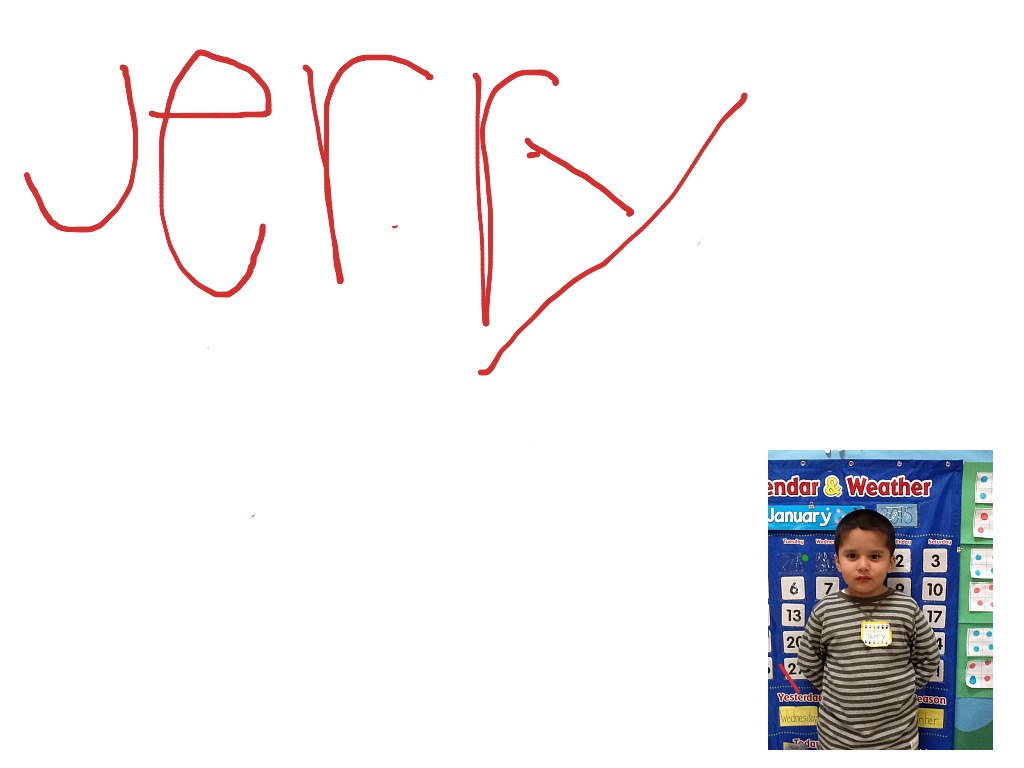 Jerry | Language, Name Writing | ShowMe