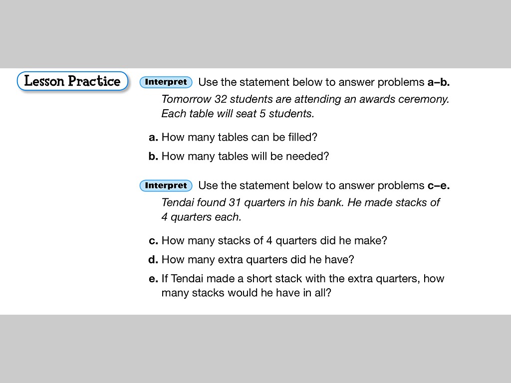 Saxon 4th Lesson 88 | Math, Elementary Math | ShowMe