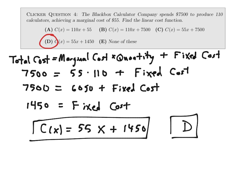 Clicker Question 4 | Math | ShowMe