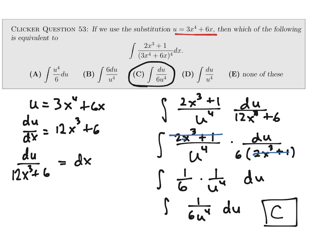 7.2 Clicker question 53 | Math | ShowMe