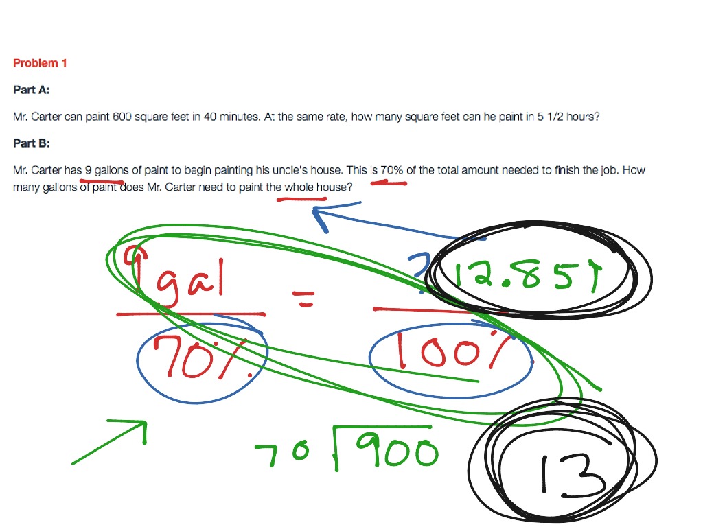 ISTEP Review problem #1 11/9/16 | Math | ShowMe