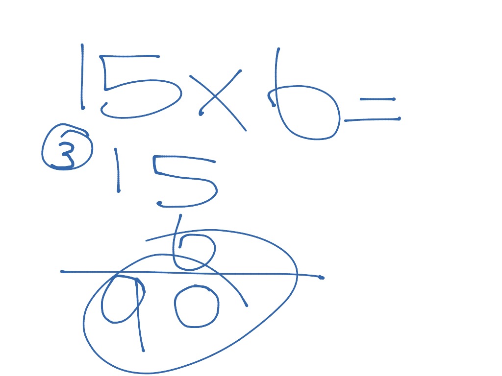 Different ways to times 15x6= | Math, Algebra | ShowMe