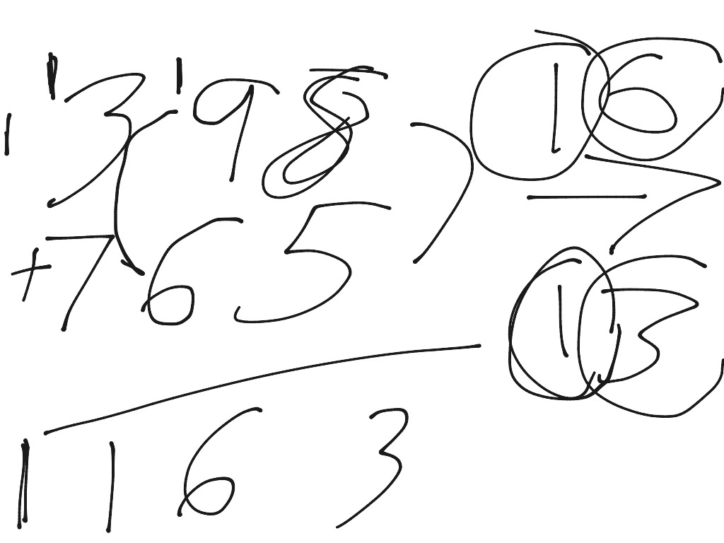 Vertical addition | Math, Vertical Additon | ShowMe