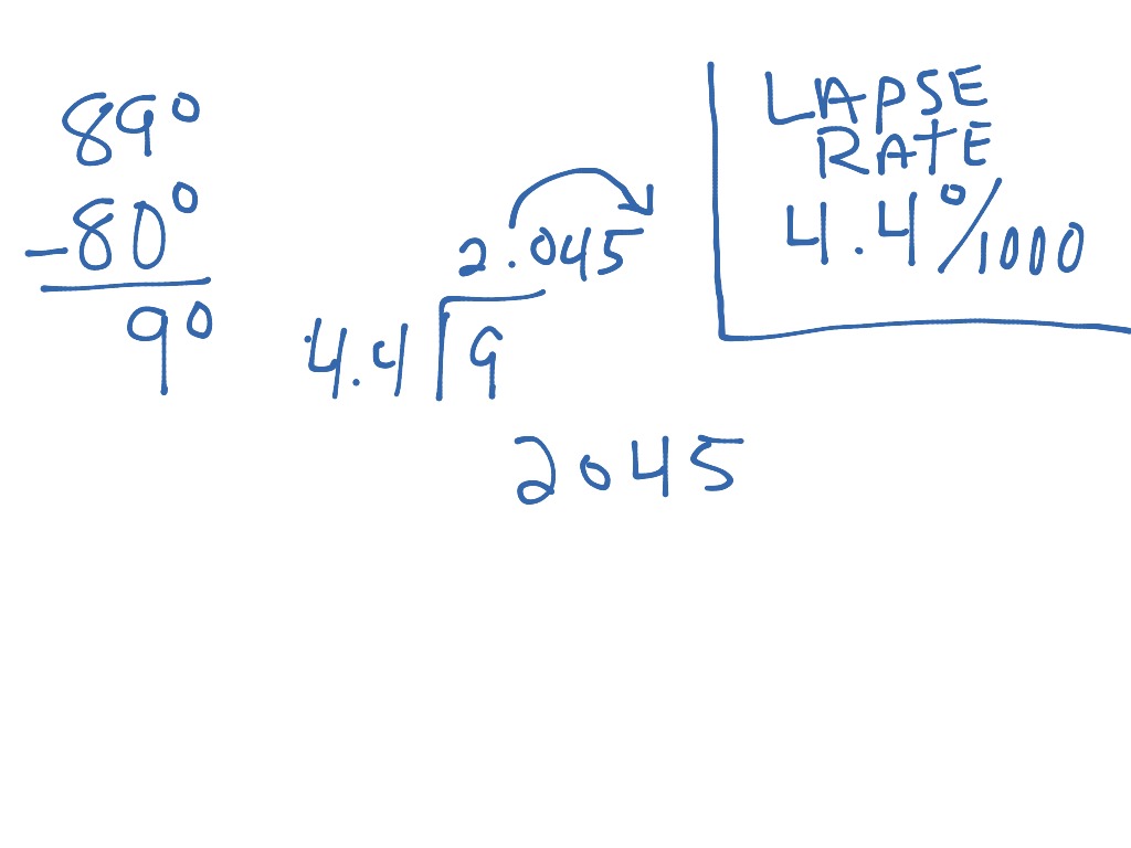 How to calculate the height of cloud bases | Science | ShowMe