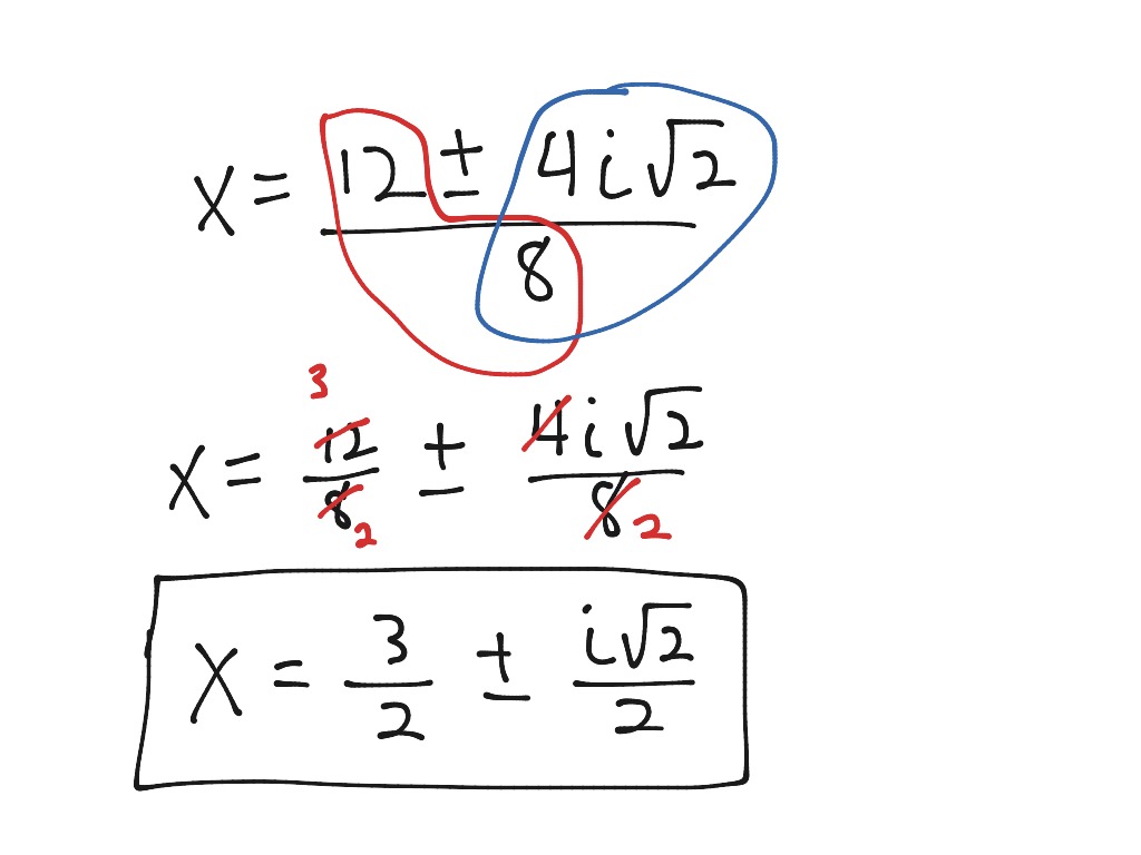 Quadratic examples | Math | ShowMe