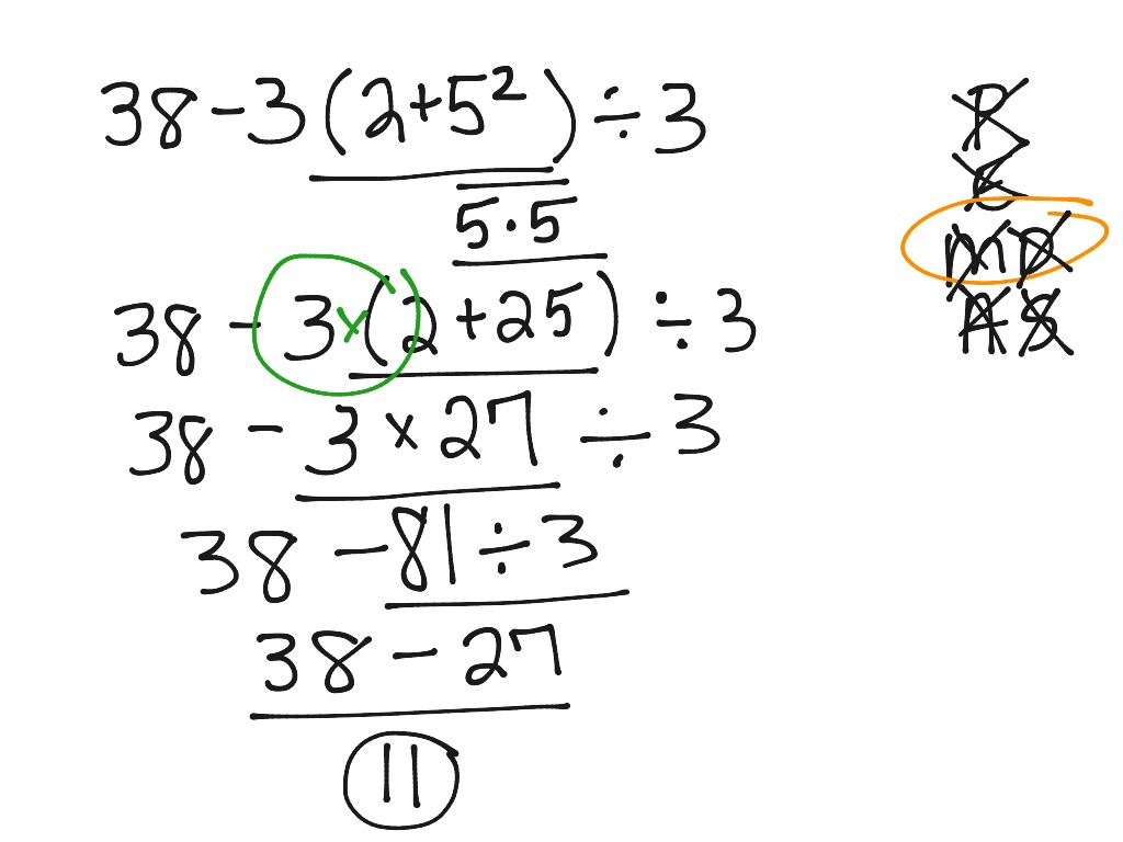 Order of Operations | Math | ShowMe