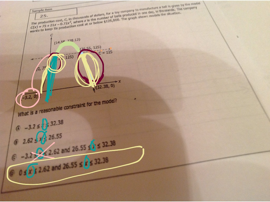 Unit 9 Test Review Problem 21 | Math | ShowMe