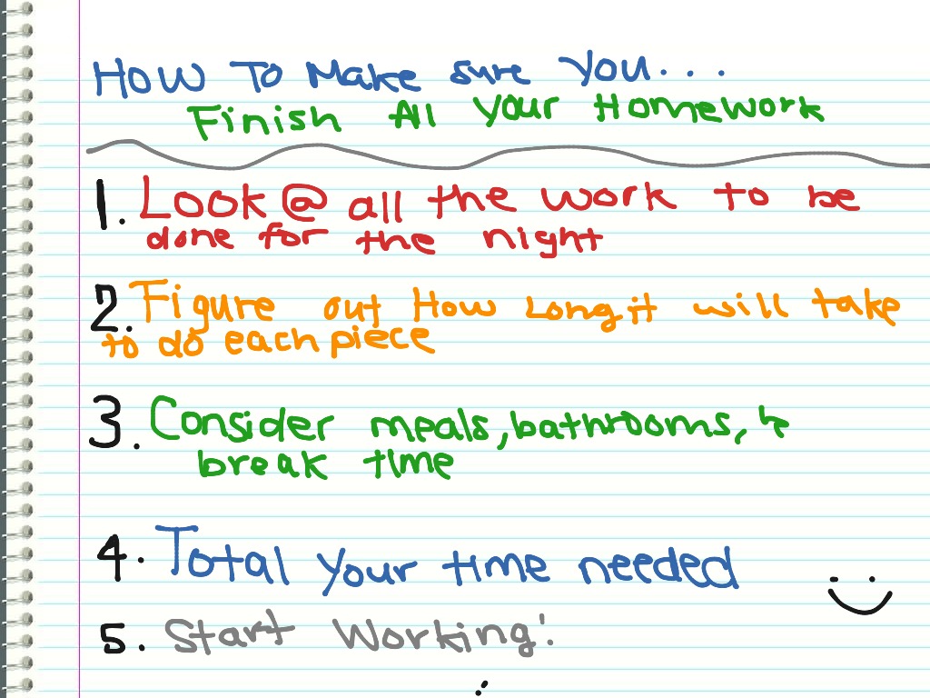 Homework Time Crunch | Homework For All Classes | ShowMe