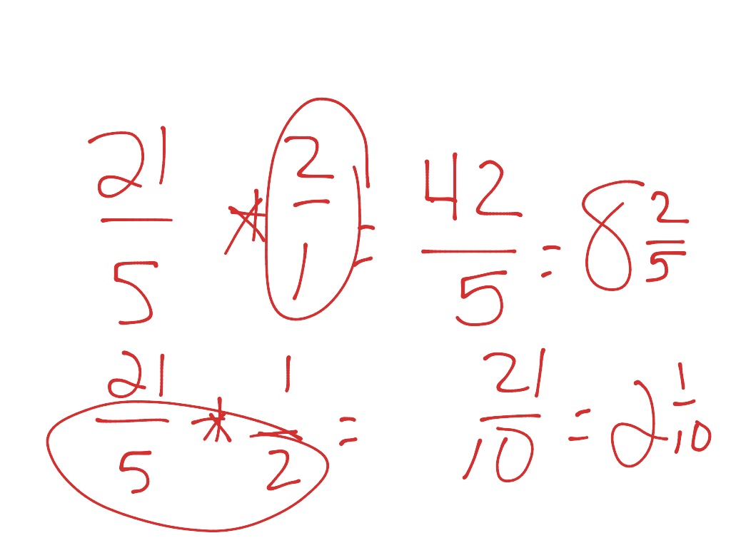 Fraction work 2 | Math, Elementary Math, 5th grade math | ShowMe