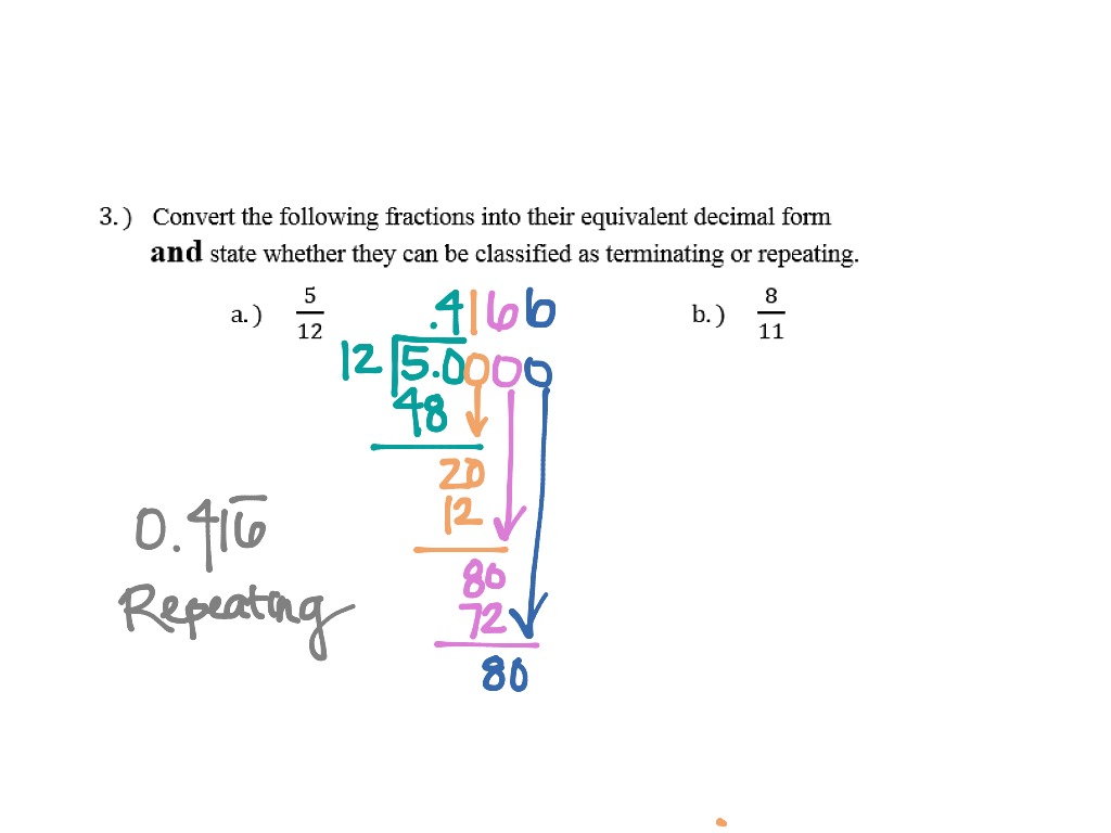 1. Rational Number Operations - Math Seven | Math | ShowMe